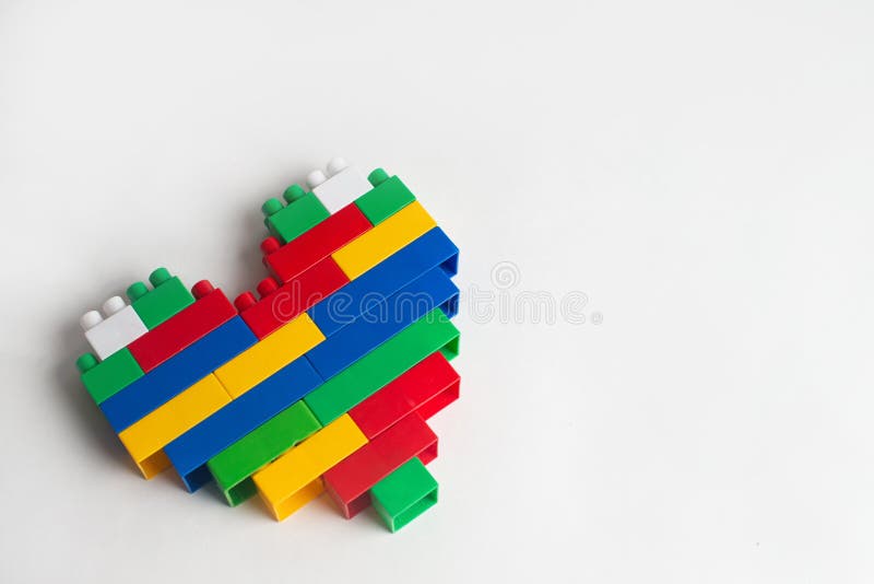 Kids Development, Building Blocks and Construction, Alphabet and Heart ...