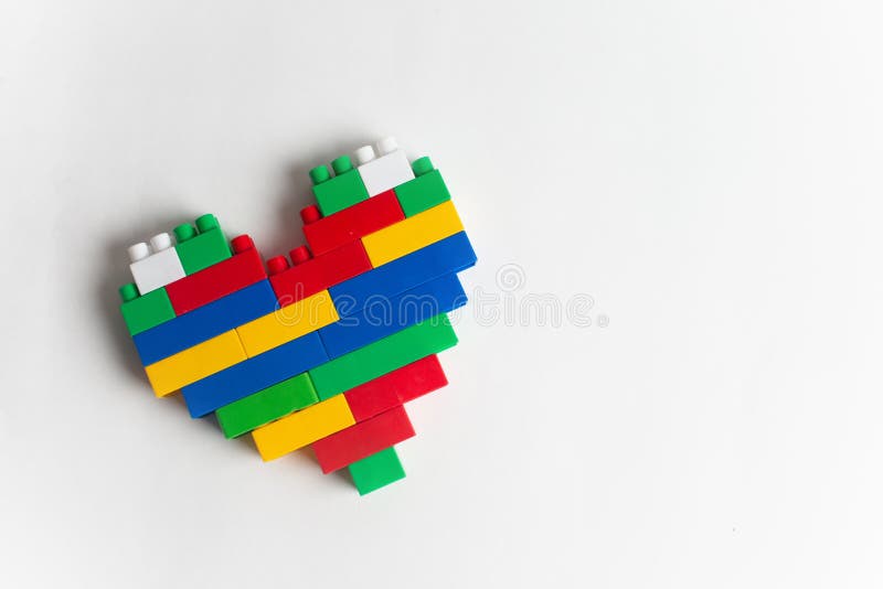 Kids Development, Building Blocks and Construction, Alphabet and Heart ...