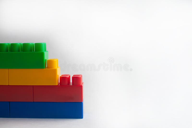 Kids Development, Building Blocks and Construction Stock Image - Image ...