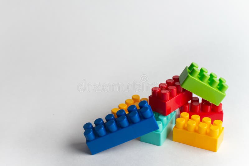 Kids Development, Building Blocks and Construction Stock Photo - Image ...