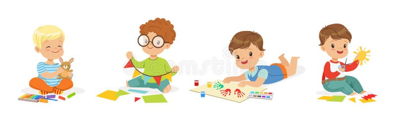 Children Doing Diy Stock Illustrations – 29 Children Doing Diy Stock ...