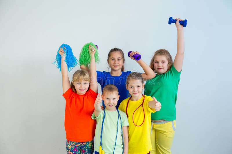 Girl doing exercises stock image. Image of sportive - 106637573