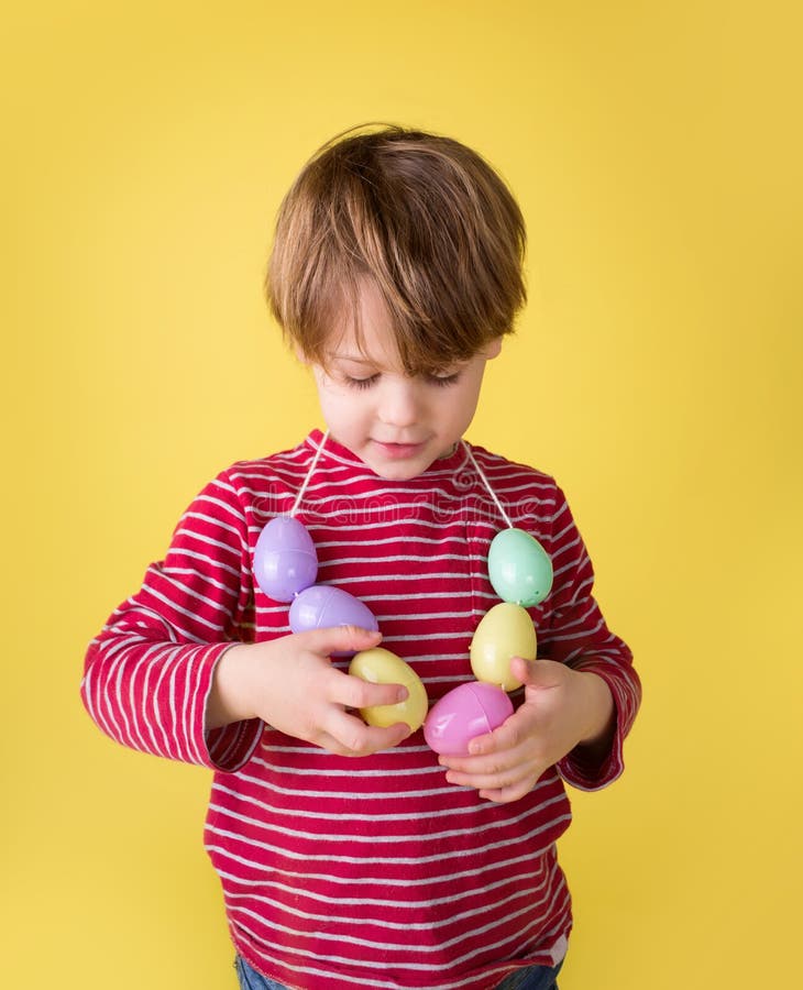 Kids Easter Activity and Crafts Stock Photo - Image of playful, holiday ...