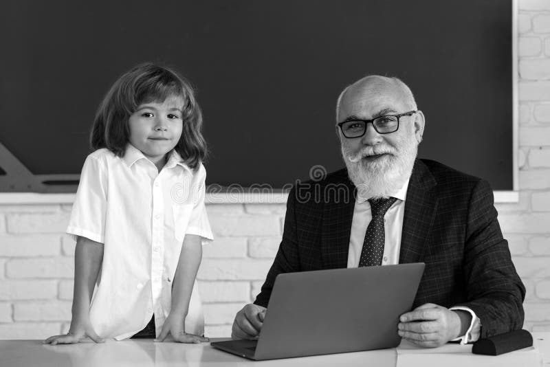 Kids Education Concept. School Learning Concept. Boy Elementary School ...