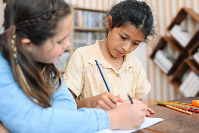 Kids Education Knowledge, Child in Classroom at School Stock Photo ...