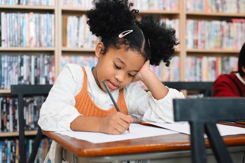 Kids Education Knowledge, Child in Classroom at School Stock Photo ...