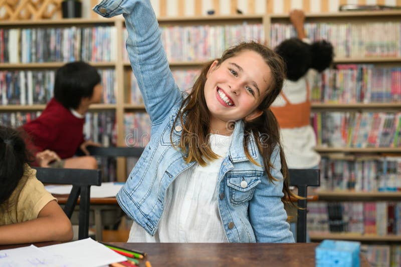 Kids Education Knowledge, Child in Classroom at School Stock Image ...