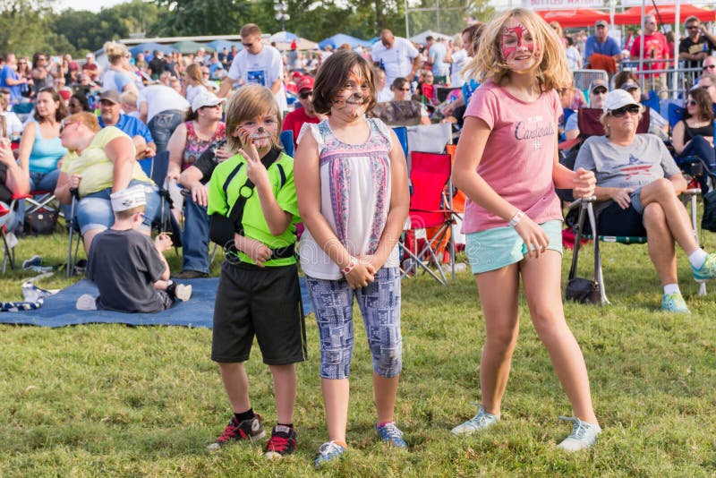 Kids Enjoying a Fun Evening at a Concert Editorial Stock Photo - Image ...