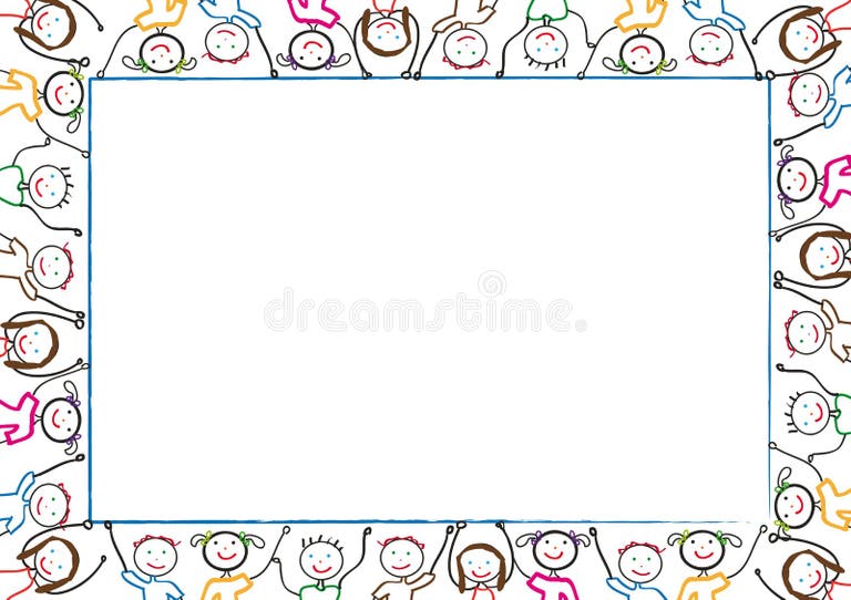 Kids frame stock vector. Illustration of cheerful, design - 17429811