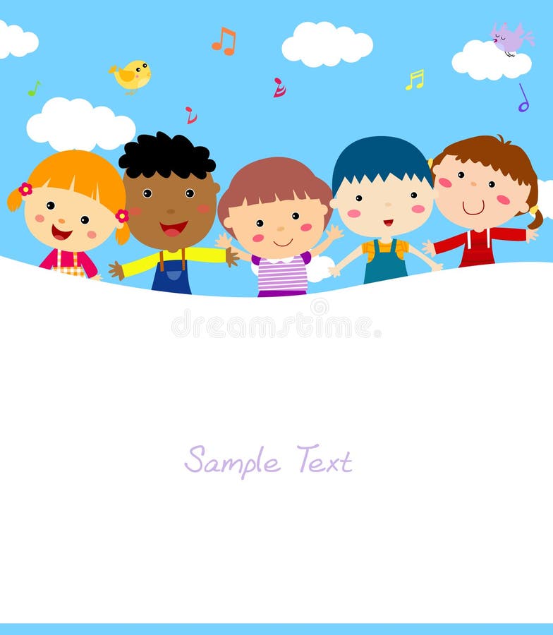 Music Note Frame with Copyspace Stock Vector - Illustration of notes ...