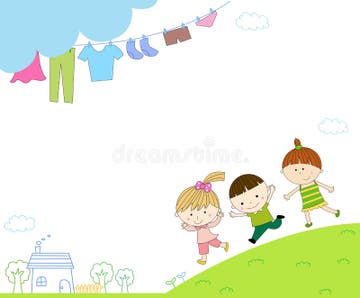 Kids Clothes Frame Stock Illustrations – 1,684 Kids Clothes Frame Stock ...