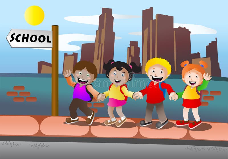 Cartoon School Community Stock Illustrations – 3,455 Cartoon School ...