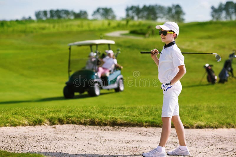 Kids golf competition stock photo. Image of play, golfing - 60823092