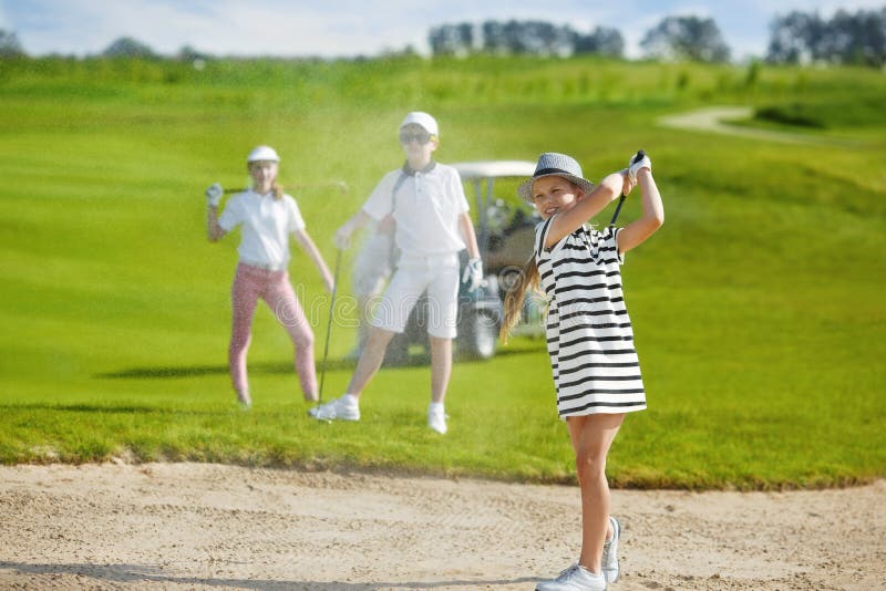 Kids golf competition stock image. Image of golfer, caucasian - 61268229