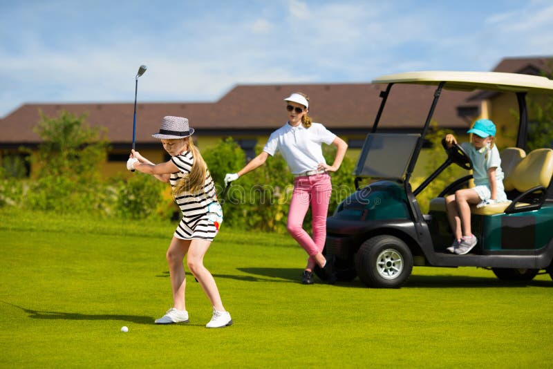 Kids golf competition stock photo. Image of kids, competition - 58462340