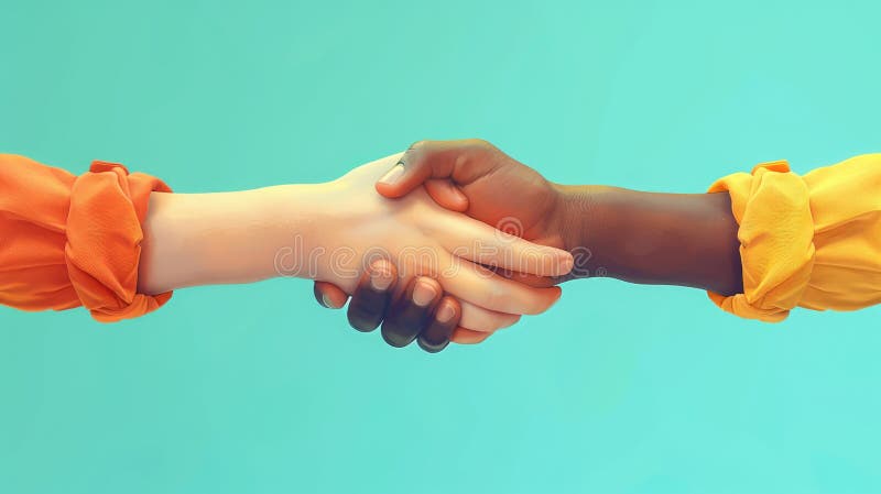 Kids Hand Shaking for Successful Activity or Game in Teamwork Concept ...