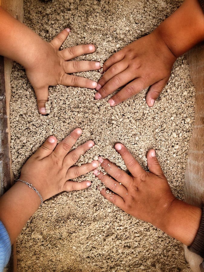 Kids hands with flower stock photo. Image of botanical - 41209052