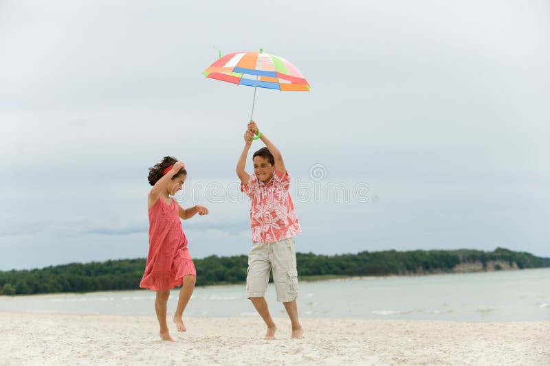 Kids having fun stock image. Image of holiday, relax, island - 7393315