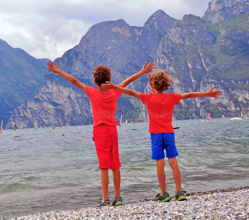 Child hugging the sun stock image. Image of perfect, praying - 38883317