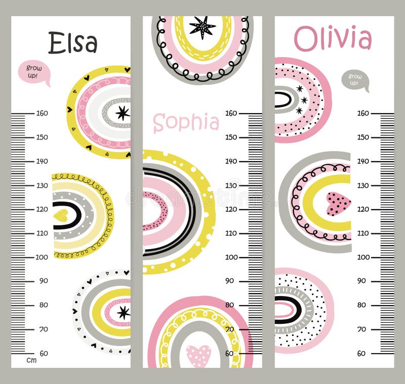 Printable Height Chart Preschool