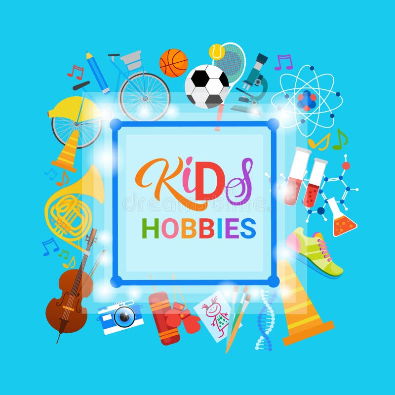 Hobbies Kid Banner Stock Illustrations – 144 Hobbies Kid Banner Stock ...