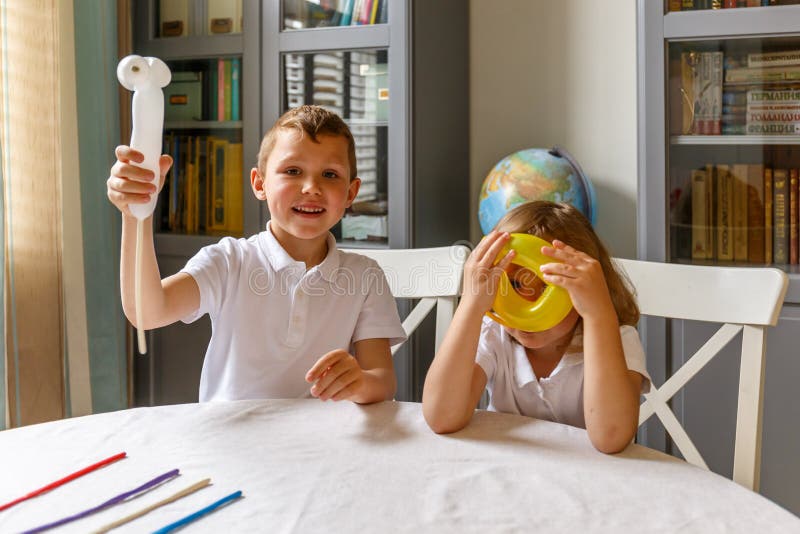 Kids at homework stock image. Image of geotag, leisure - 71799159