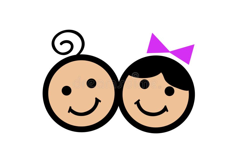 Kids Icon Vector Illustration Stock Vector - Illustration of miniature ...