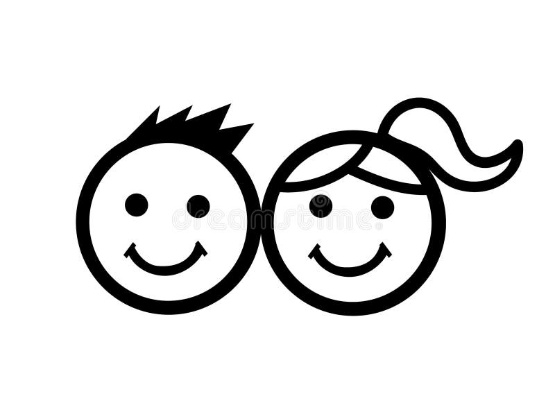 Kids icon stock vector. Illustration of childhood, kids - 76772004