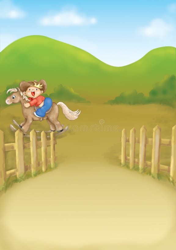 Kids Rodeo Stock Illustrations – 344 Kids Rodeo Stock Illustrations ...