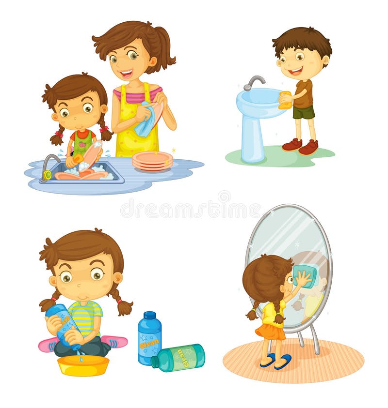 Dirty Hands, Clear Hands, before and after. Hand Hygiene Vector Icons ...