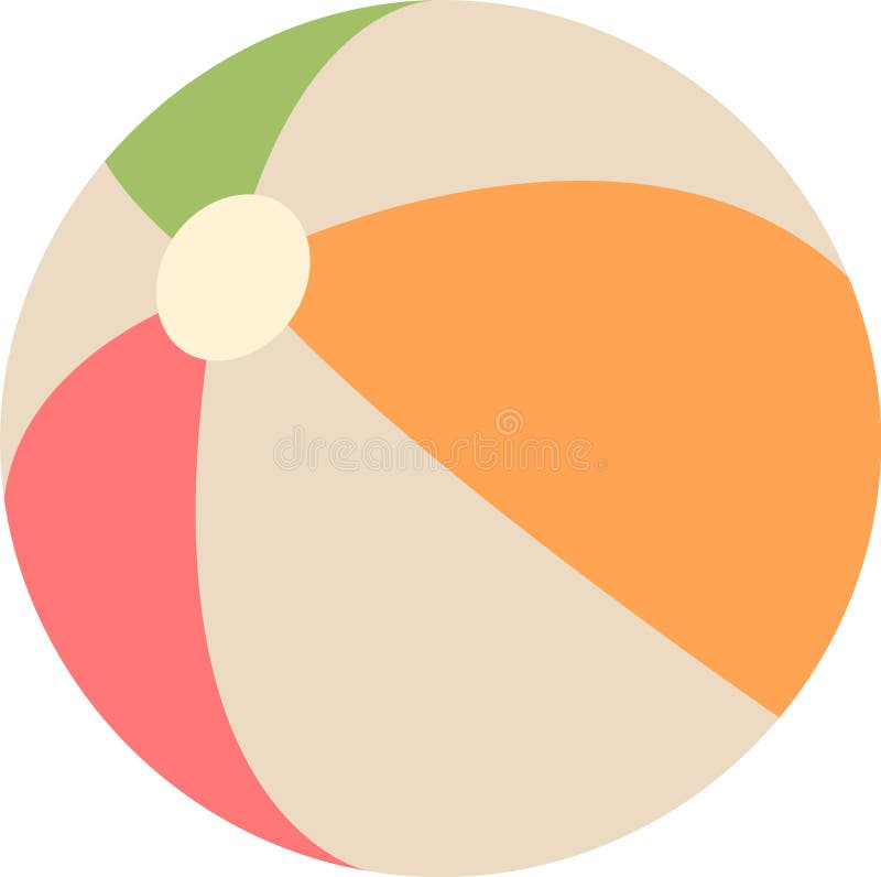 Kids Inflatable Ball stock vector. Illustration of game - 283640718