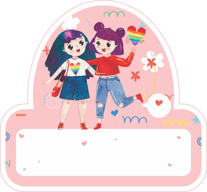 Kids Labels Name Tags Blank Template Background Stock Illustration ...