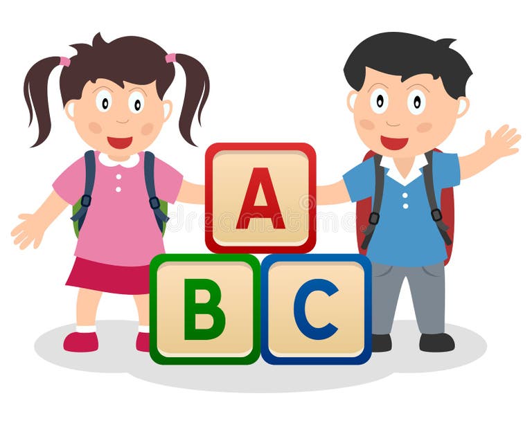 School Kids Abc Stock Illustrations – 30,836 School Kids Abc Stock ...