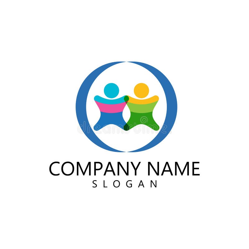 Kids logo vector stock vector. Illustration of activity - 196439576