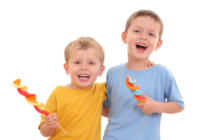 Kids love sweets stock image. Image of cheerful, happiness - 3448545