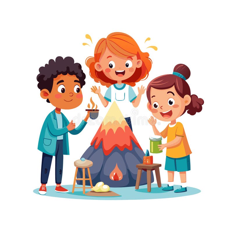 Kids Project Science Stock Illustrations – 1,130 Kids Project Science ...