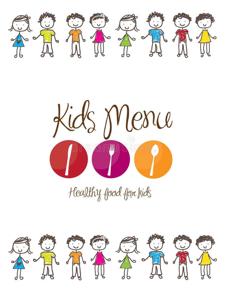 Kids Menu Background Stock Illustrations – 14,892 Kids Menu Background ...