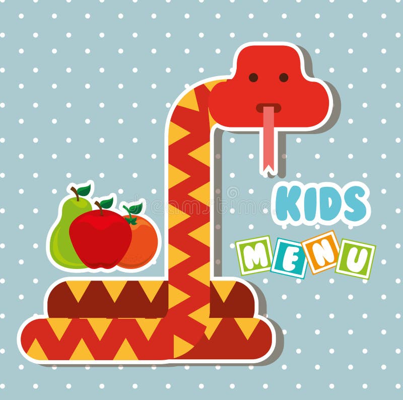 Kids menu stock vector. Illustration of celebration, happy - 59855680