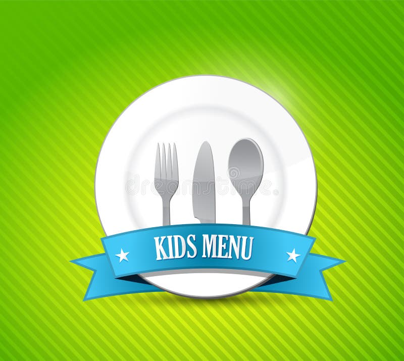 Kids Meal Menu Vector Template ,Restaurant Menu Design Stock Vector ...