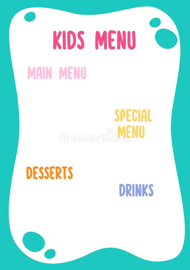 Kids Maze Menu Stock Illustrations – 181 Kids Maze Menu Stock ...