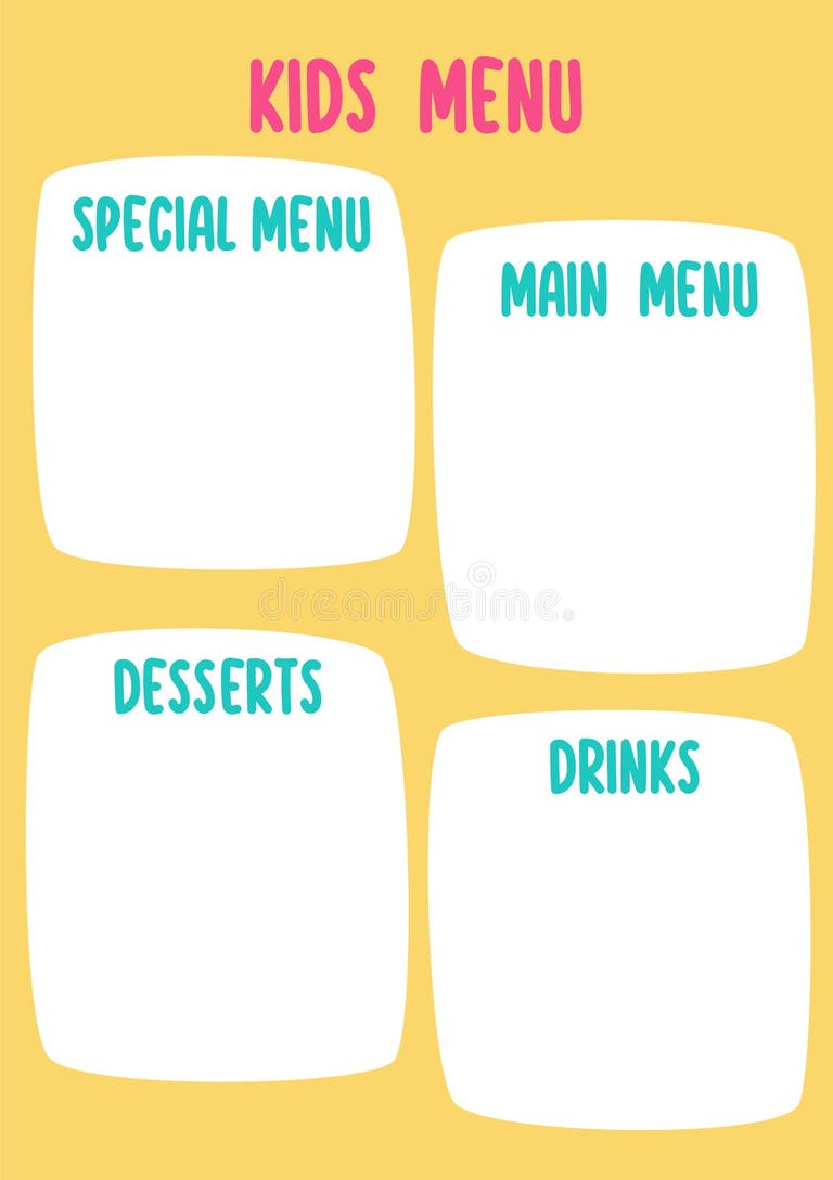 Kids Maze Menu Stock Illustrations – 211 Kids Maze Menu Stock ...