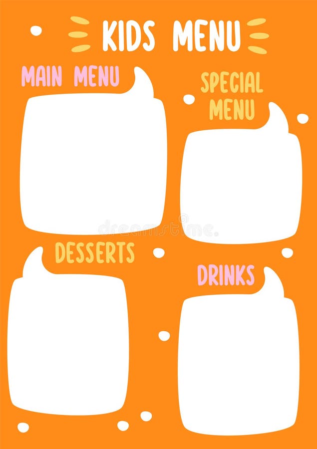 Kids Maze Menu Stock Illustrations – 203 Kids Maze Menu Stock ...