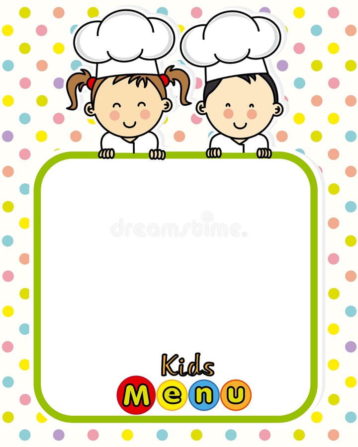 Kids Menu Clipart