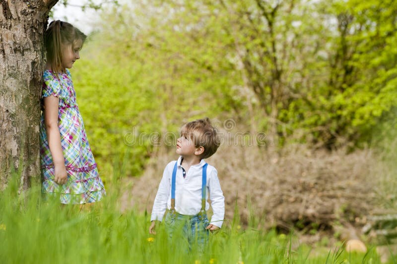 Kids in nature stock photo. Image of summertime, child - 31133056