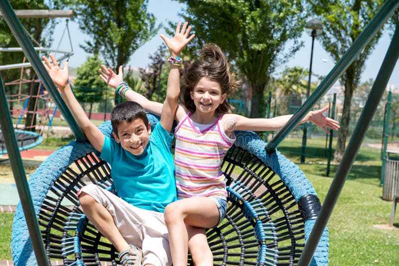 Kids in the park stock photo. Image of happy, outdoors - 41813750
