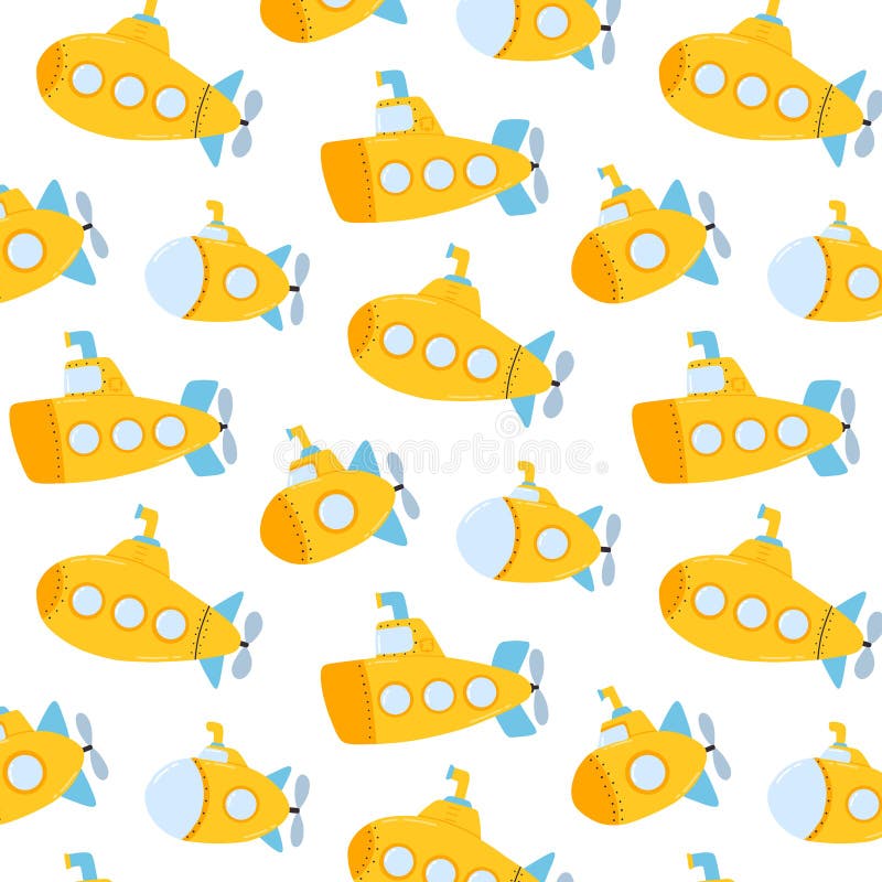 Kids Submarine Pattern Stock Illustrations – 1,009 Kids Submarine Pattern Stock Illustrations ...