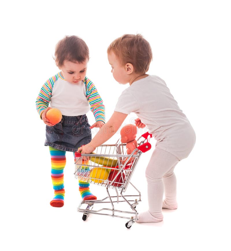Kids play in shop stock photo. Image of person, fruit - 37618330