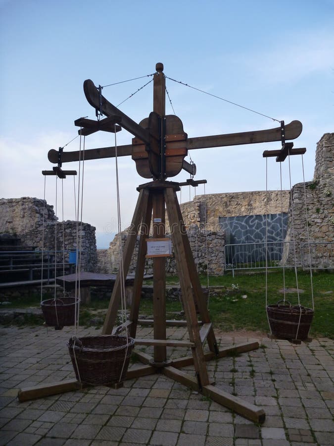Kids Playground at Medieval Castle in Celje Stock Image - Image of ...