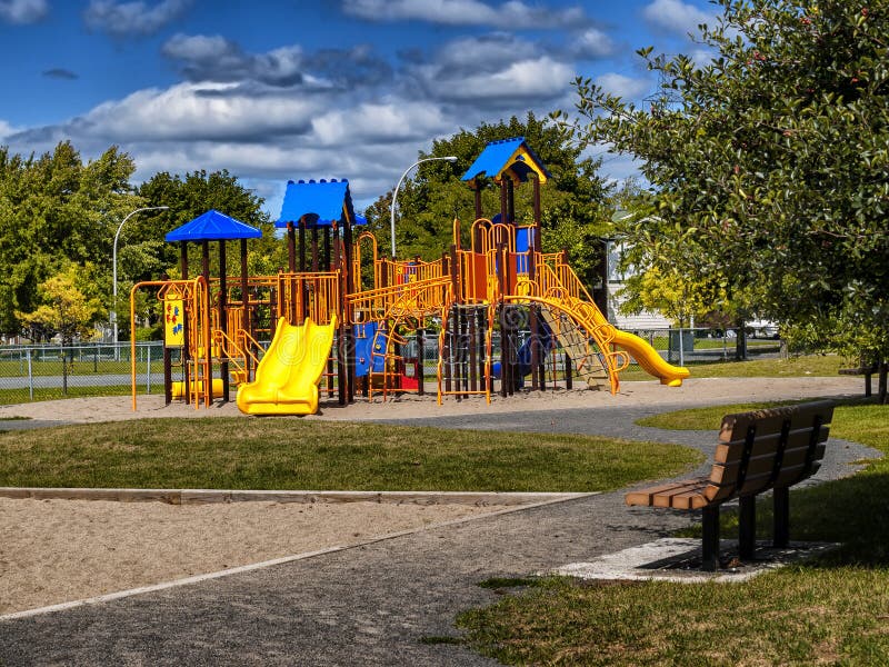 Kids playground stock image. Image of colored, park, games - 31511727