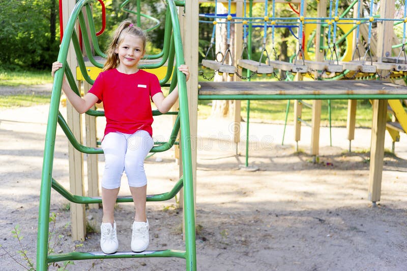 Kids on playground stock photo. Image of cheerful, climb - 103514366